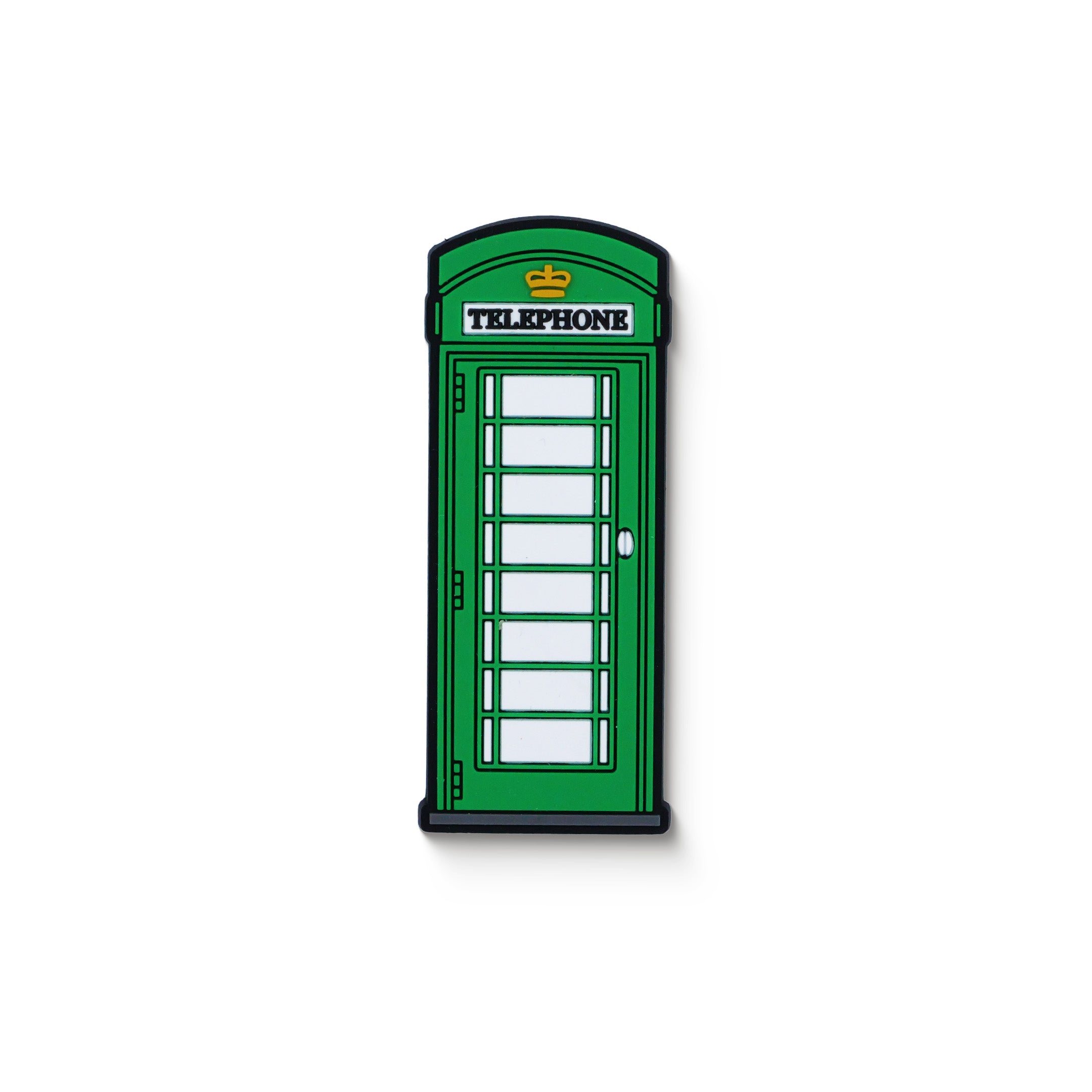 Green Irish Rubberised Telephone Box Magnet Green Irish Rubberised Telephone Box Magnet